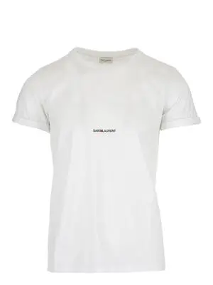 Saint Laurent Logo T-shirt - White