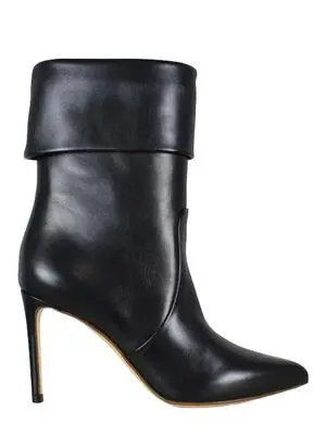 FRANCESCO RUSSO Leather Ankle Boots - Black