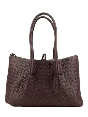 Bottega Veneta Woven Top Handle Shopper Bag - Multicolor