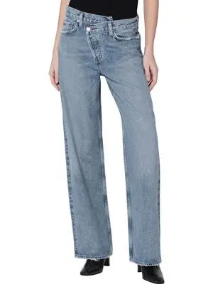 AGOLDE Arc Criss Cross Jeans - Blue