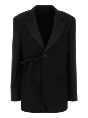 Balenciaga Wool Blazer - Black