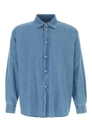 JIL SANDER Light Chambray Shirt - Blue
