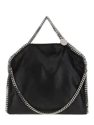 Stella McCartney STELLA MCCARTNEY Black Faux Leather Chain Shoulder Bag Multicolor
