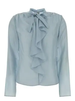 Jacob Cohen Blouse With Front Ruffle - Multicolor