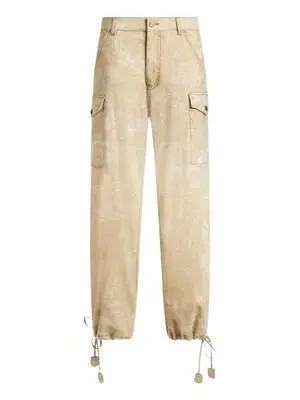Etro Floral Jacquard Cargo Trousers - Multicolor