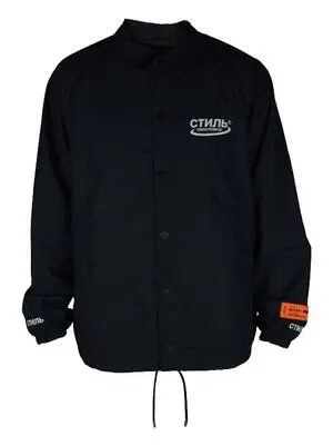 Heron Preston Printed Logo Jacket - Black