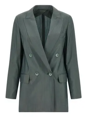 Max Mara Mxmalbata Blazer - Green