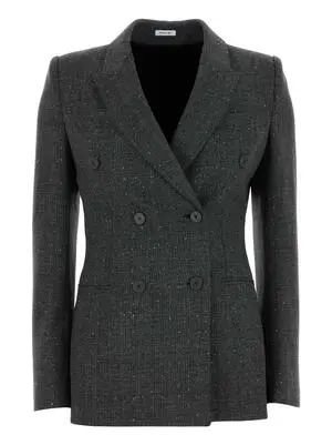 Alexander McQueen Embroidered Wool Blazer - Multicolor