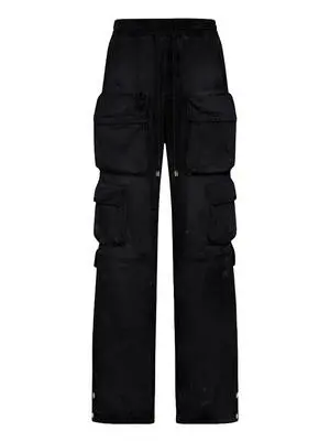 Amiri Cargo Jeans With Distressed Effect - Black