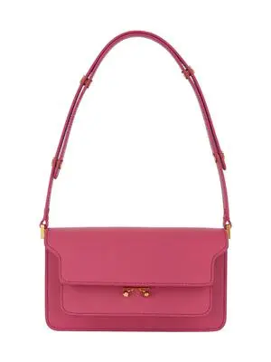 Marni Pink Leather Shoulder Bag - Multicolor
