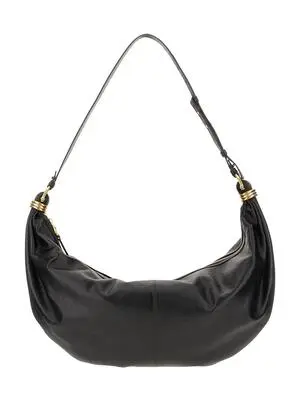 Chloé Black Leather Shoulder Bag With Gold Tone Hardware - Multicolor