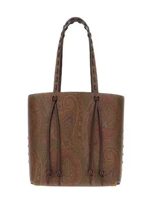 Etro ETRO Paisley Print Shopper Bag With Braided Handles Multicolor