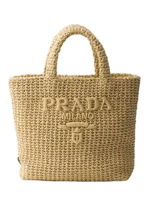 PRADA PRADA Small Crochet Tote Bag