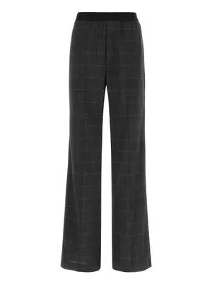 Balenciaga Embroidered Wool Pants - Multicolor