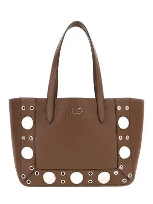 Valentino Garavani VALENTINO GARAVANI Shopper Bag With Studded Detail Multicolor