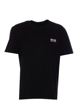 GOLDEN GOOSE Big Star Logo T-shirt - Black