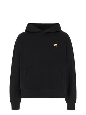 Palm Angels Hooded Sweatshirt With Logo Detail - Multicolor