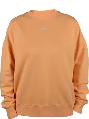 AUTRY Cotton Sweatshirt With Printed Logo - Orange