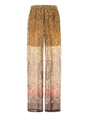 Valentino Garavani Printed Wide-leg Pants - Multicolor