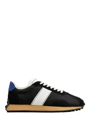TOD'S Fabric And Leather Sneakers - Black