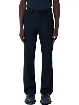 Balenciaga Tailored Wool-blend High-waisted Pants - Black