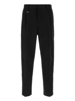 Yohji Yamamoto Jacquard Trousers - Black