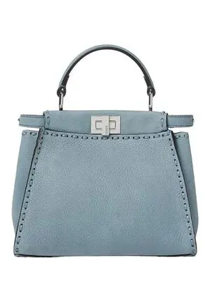 Fendi FENDI Peekaboo Mini Leather Crossbody Bag Multicolor