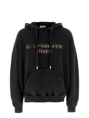 Off-White Sweatshirt With Graphic Print - Multicolor