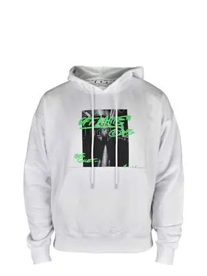 OFF-WHITE Off-White Graphic Print Cotton Hoodie