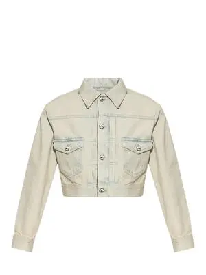 VIVIENNE WESTWOOD Marlene Cropped Denim Jacket - Blue