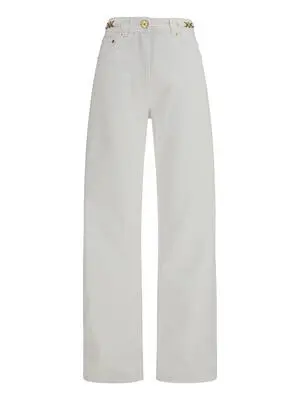 Versace Medusa '95 Straight Jeans - White