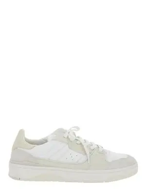 Axel Arigato Clay Leather Sneakers With Suede Inserts - Multicolor