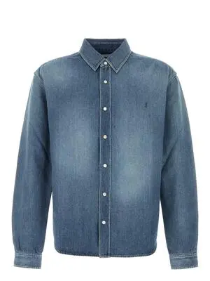Saint Laurent Denim Shirt - Blue