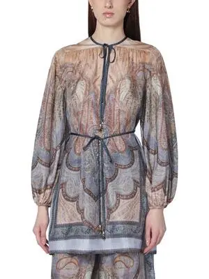 Zimmermann Wanderlust Blouse With Tapestry Print - Multicolor