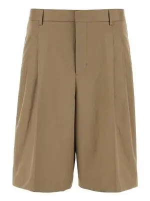 Ami Cotton Bermuda Shorts - Gray