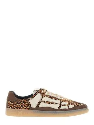 Amiri Pacific Bones Suede Low Top Sneakers - Multicolor