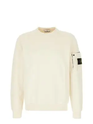 Stone Island Crewneck Sweatshirt With Pocket Detail - Multicolor