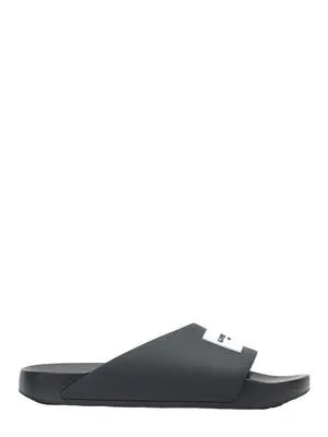 Givenchy Rubber Flat Mules - Black
