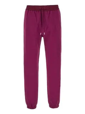 Saint Laurent Jogger Trousers With Drawstring - Multicolor