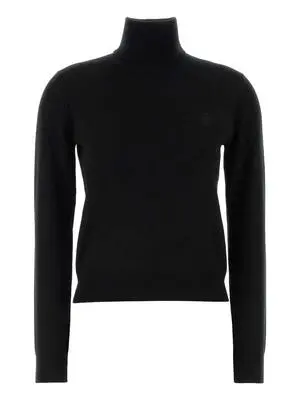 Gucci Black Wool Turtleneck Sweater - Multicolor