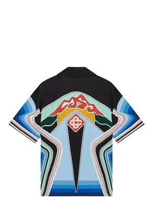Casablanca Graphic Mountain Print Shirt - Multicolor