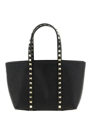 Valentino Garavani Rockstud Mini Shopping Bag - Black
