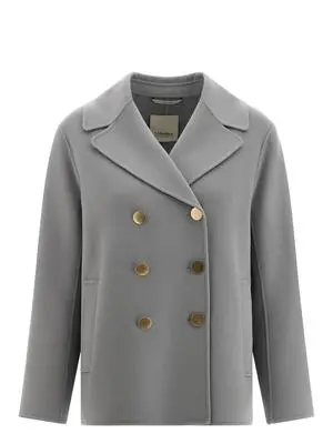 Max Mara Smmmargot Double-breasted Blazer - Gray