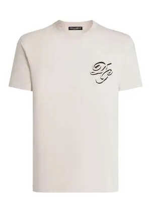 DOLCE & GABBANA Dolce & Gabbana Men Appliqué T-Shirt