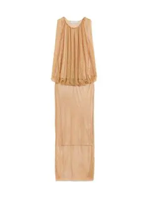 SPORTMAX SPORTMAX Metallic Mesh Dress