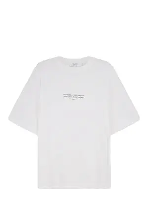 Off-White Statement Cotton T-shirt - White
