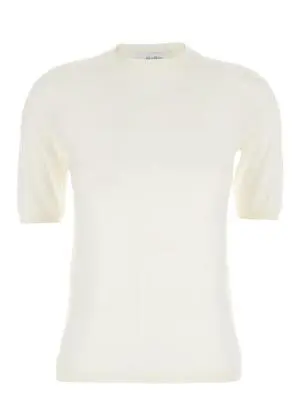 MAX MARA MAX MARA Gerico Wool Crewneck Sweater With Short Sleeves