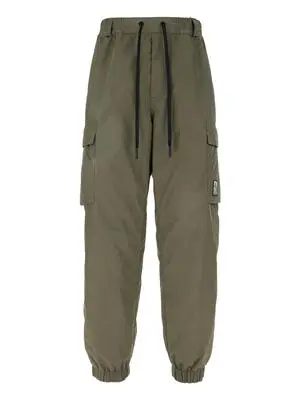 Moncler Cargo Trousers With Drawstring Waist - Multicolor