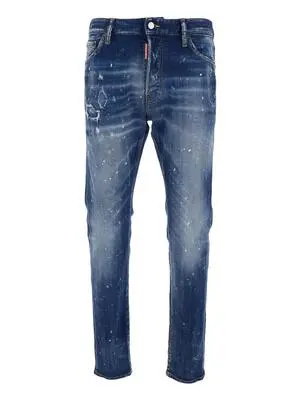 Dsquared2 Cool Guy Jeans With All-over Painted Details - Multicolor