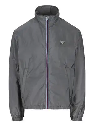 PRADA PRADA Re-Nylon Zip-Up Jacket